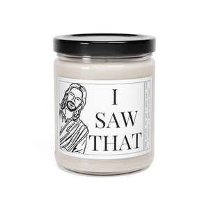 I Saw That Jesus Candle, Funny Light-hearted Religious Housewarming ...