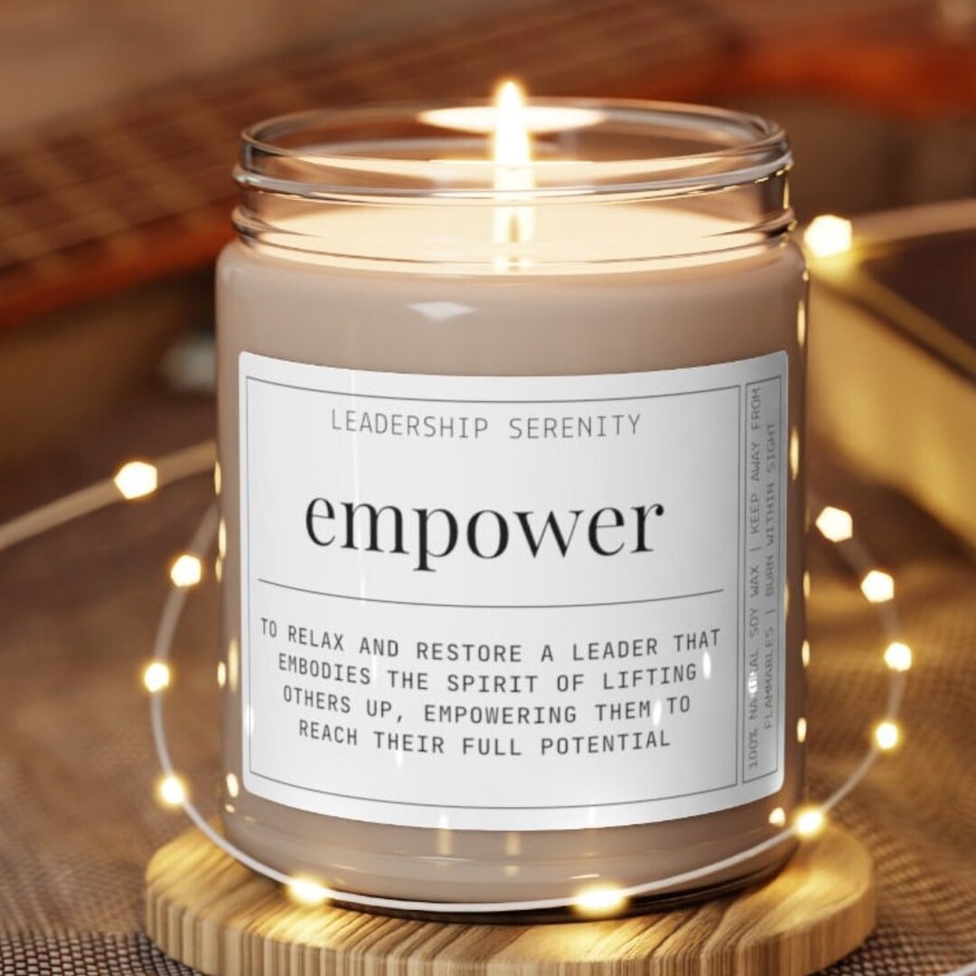 Empower Candle: Leadership Gift, Natural Soy Wax, 50 Hr Burn - Etsy