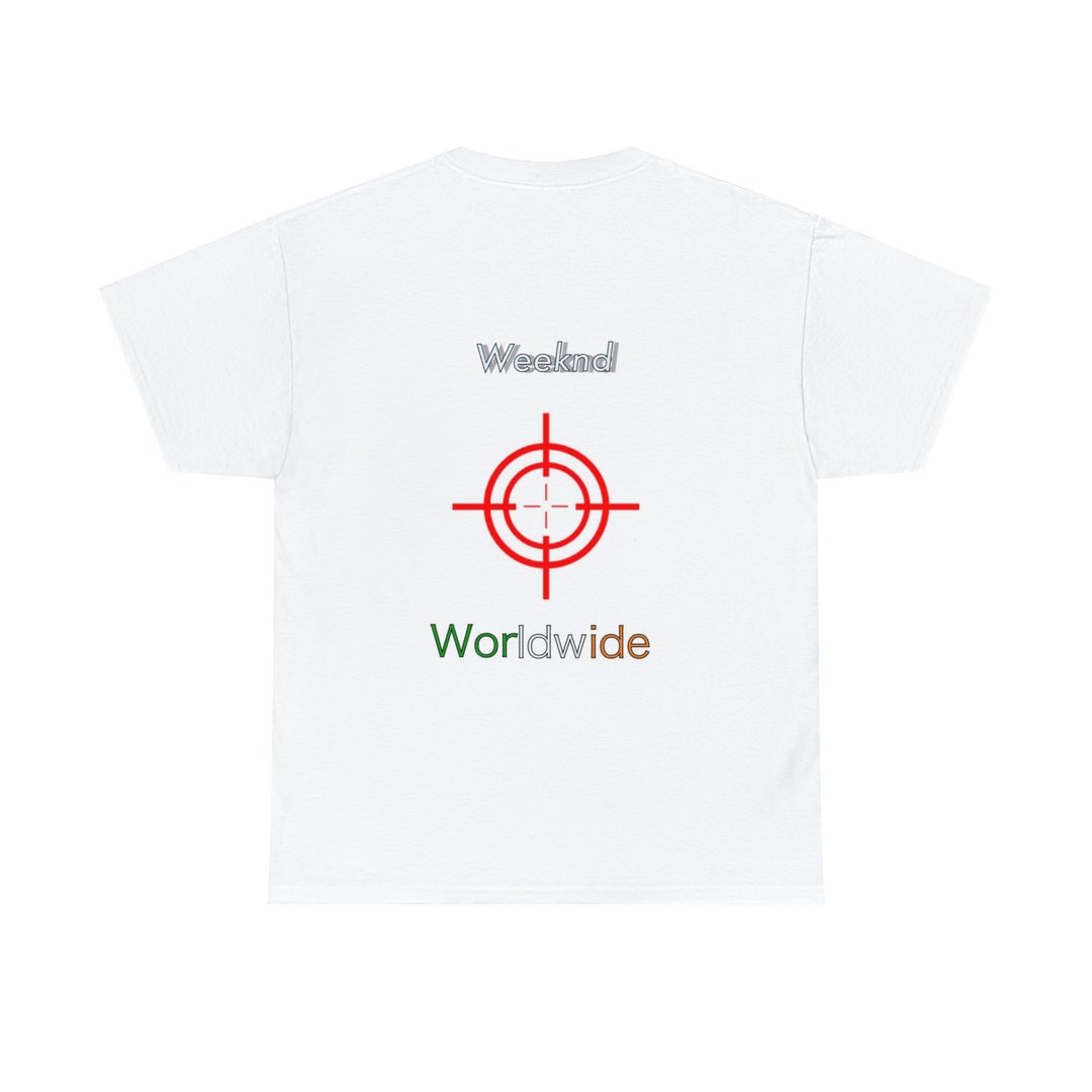 Weeknd X India T-shirt Whit - Etsy