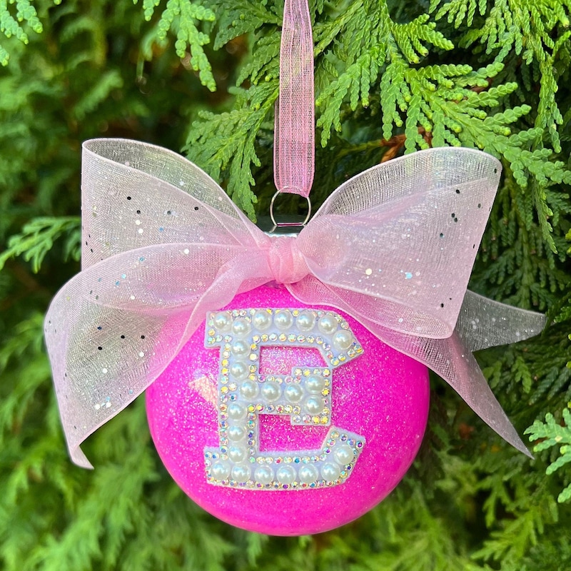 Rhinestone Monogram - Etsy