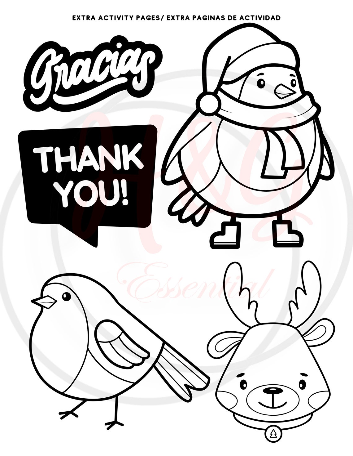 Printable Coloring Book (imprime Libro Para Colorear), PDF File ...