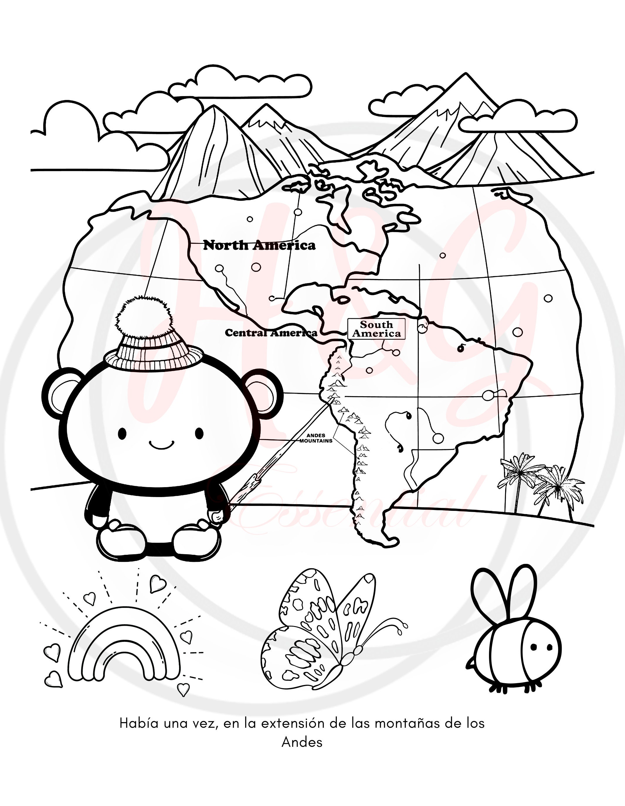 Printable Coloring Book (imprime Libro Para Colorear), PDF File ...