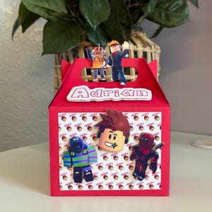 Roblox Party Favor Boxes - Etsy