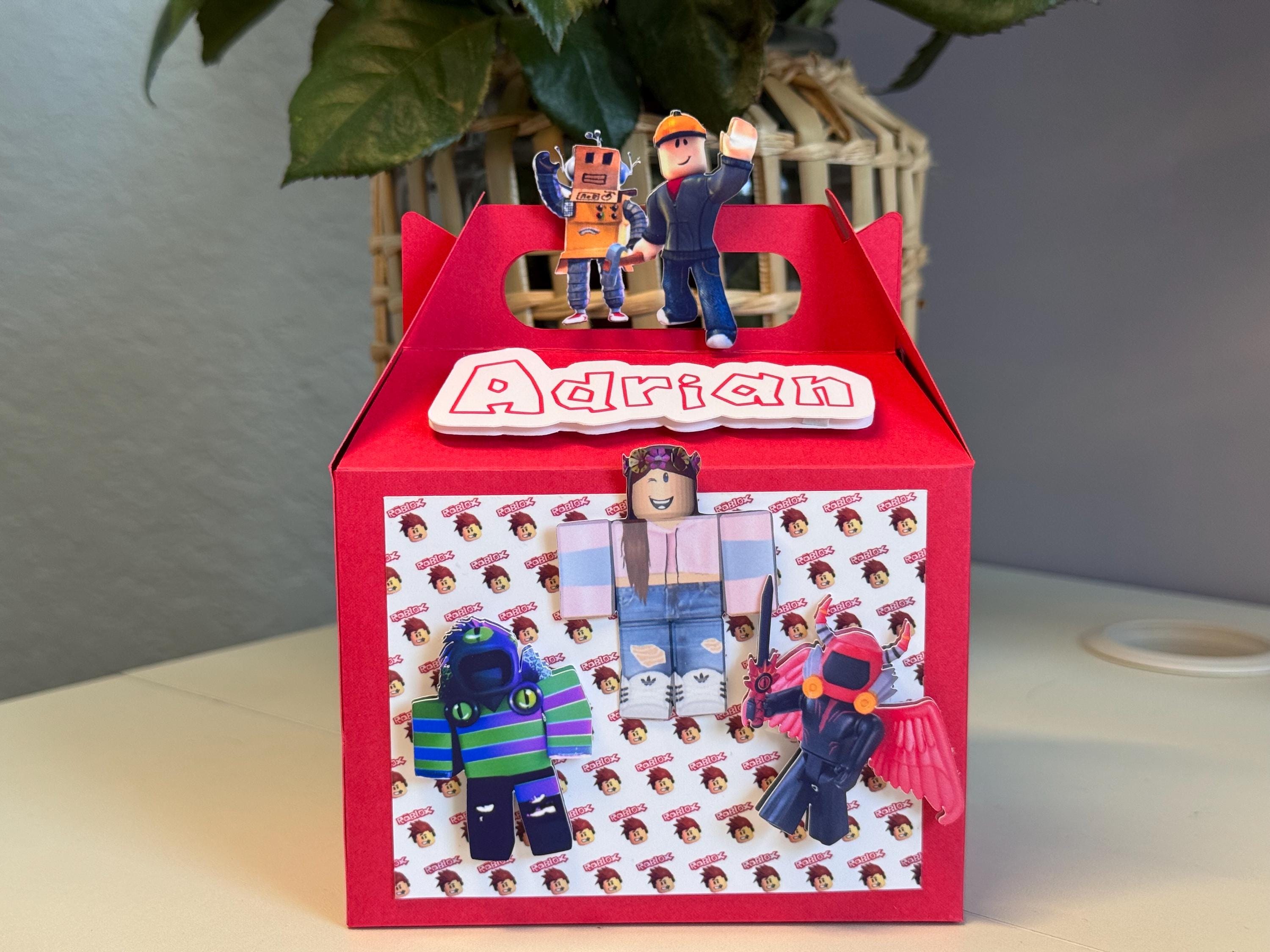 Roblox Party Favor Boxes - Etsy