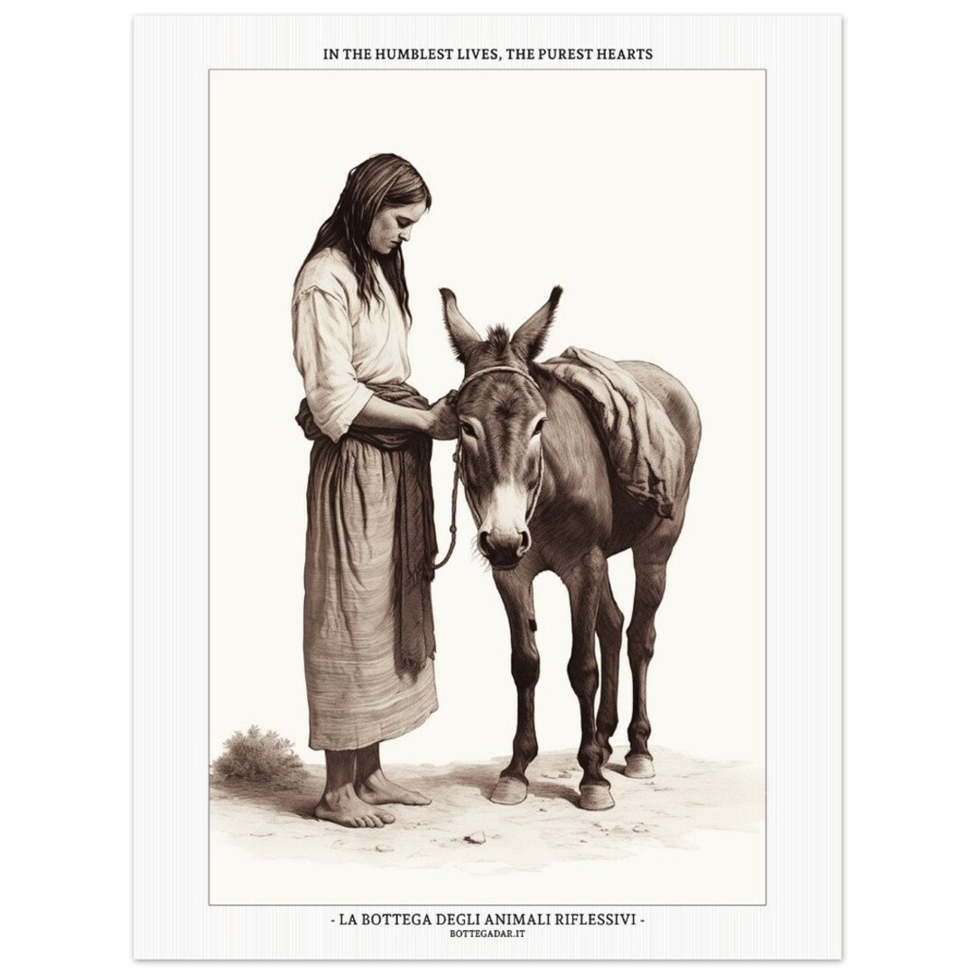 Donkey Poster, Donkey Wall Art, Contemporary Art, Inspirational Art ...