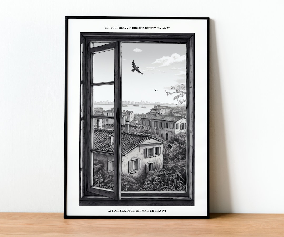 Printable Art - Let Your Heavy Thoughts Gently Fly Away - Etsy