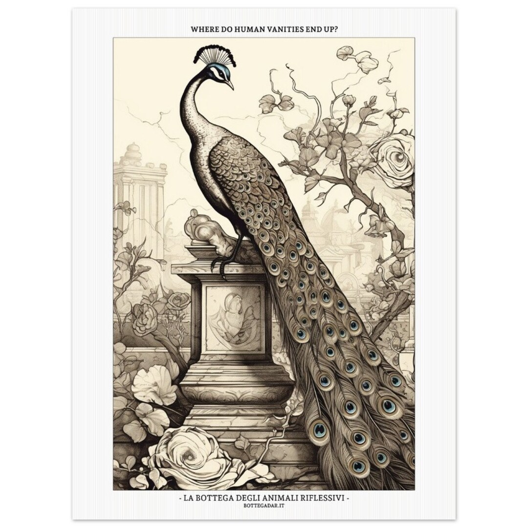 Poster Art - Where Do Human Vanities End Up? - Etsy