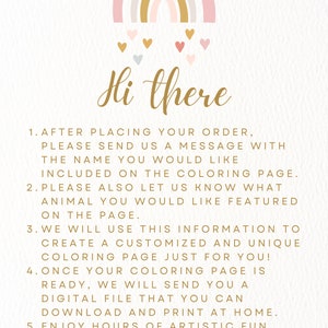 Personalized Printable Coloring Page for Kids - Customized and Unique ...