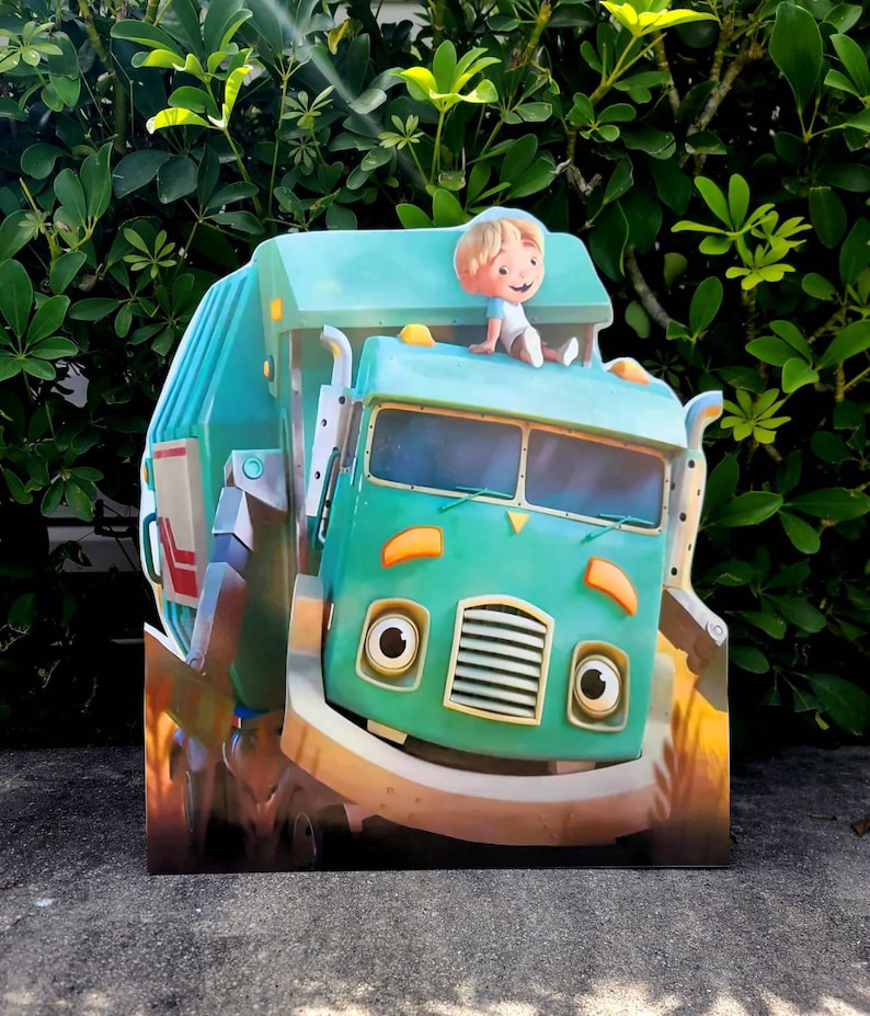 Trash Truck Cutouts/garbage Truck Party/ TV Shows Decor/custom Orders ...