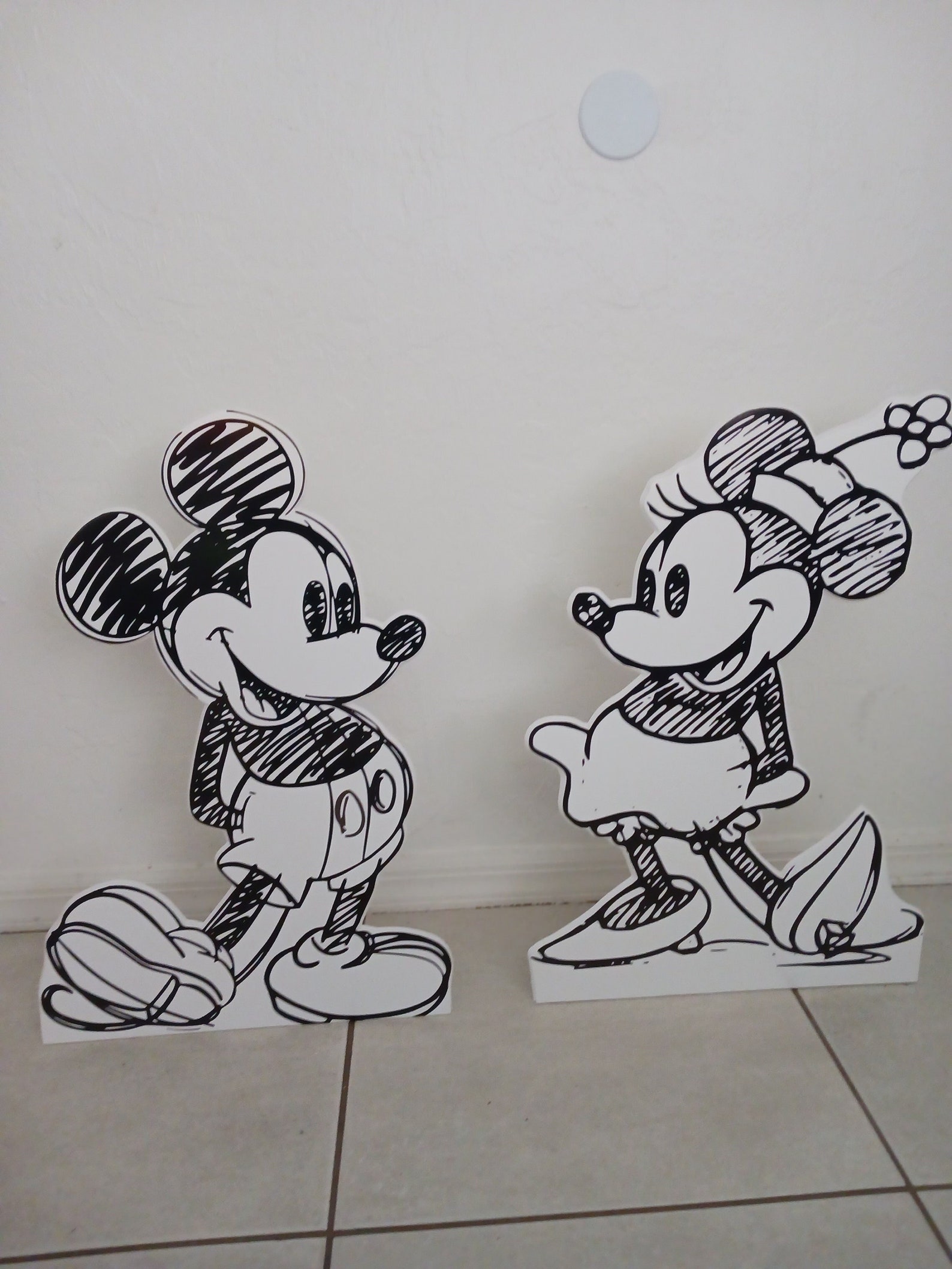Sketch Mouse Standee/ Mouse Sketch/birthday Props/vintage - Etsy