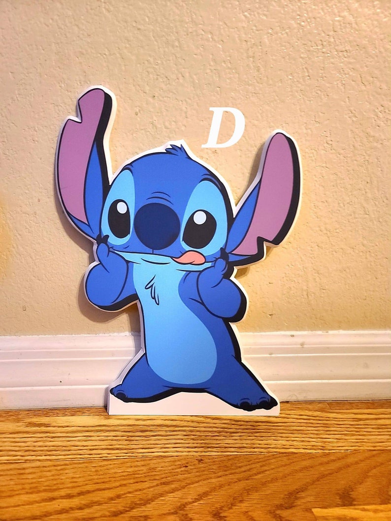 Stitch Monster Standee/ Monster Standing Prop/ Custom Character Cutout ...