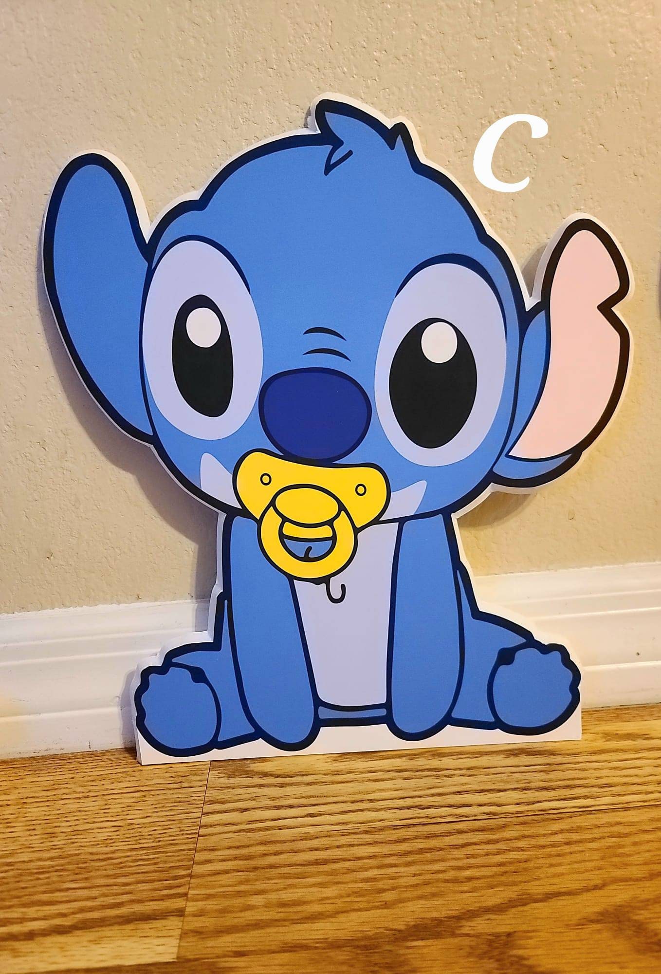 Stitch Monster Standee/ Monster Standing Prop/ Custom Character Cutout ...