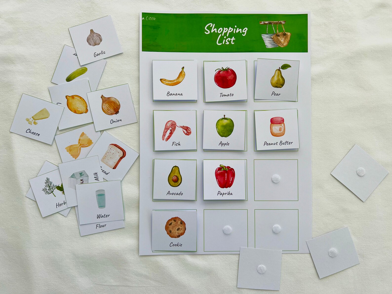 Printable Shopping List for Toddlers, Kids, Grocery List, Keep Them ...