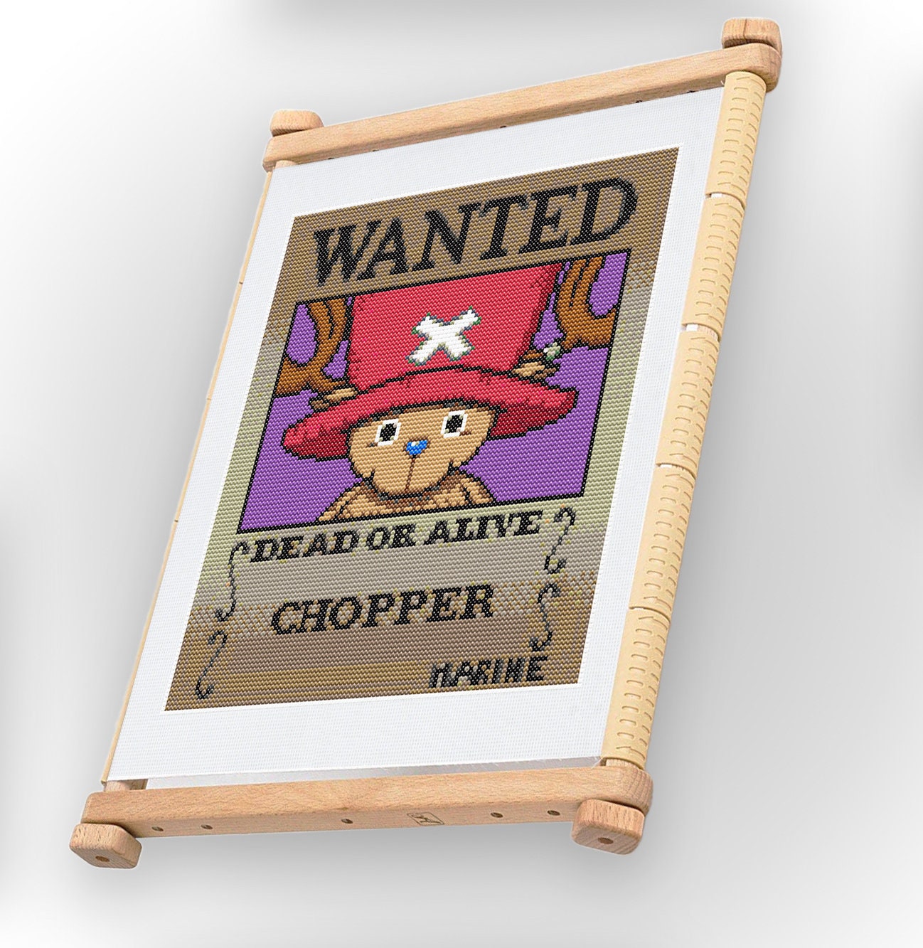 One Piece/ Chopper Cross Stitch Pattern - PDF - Etsy