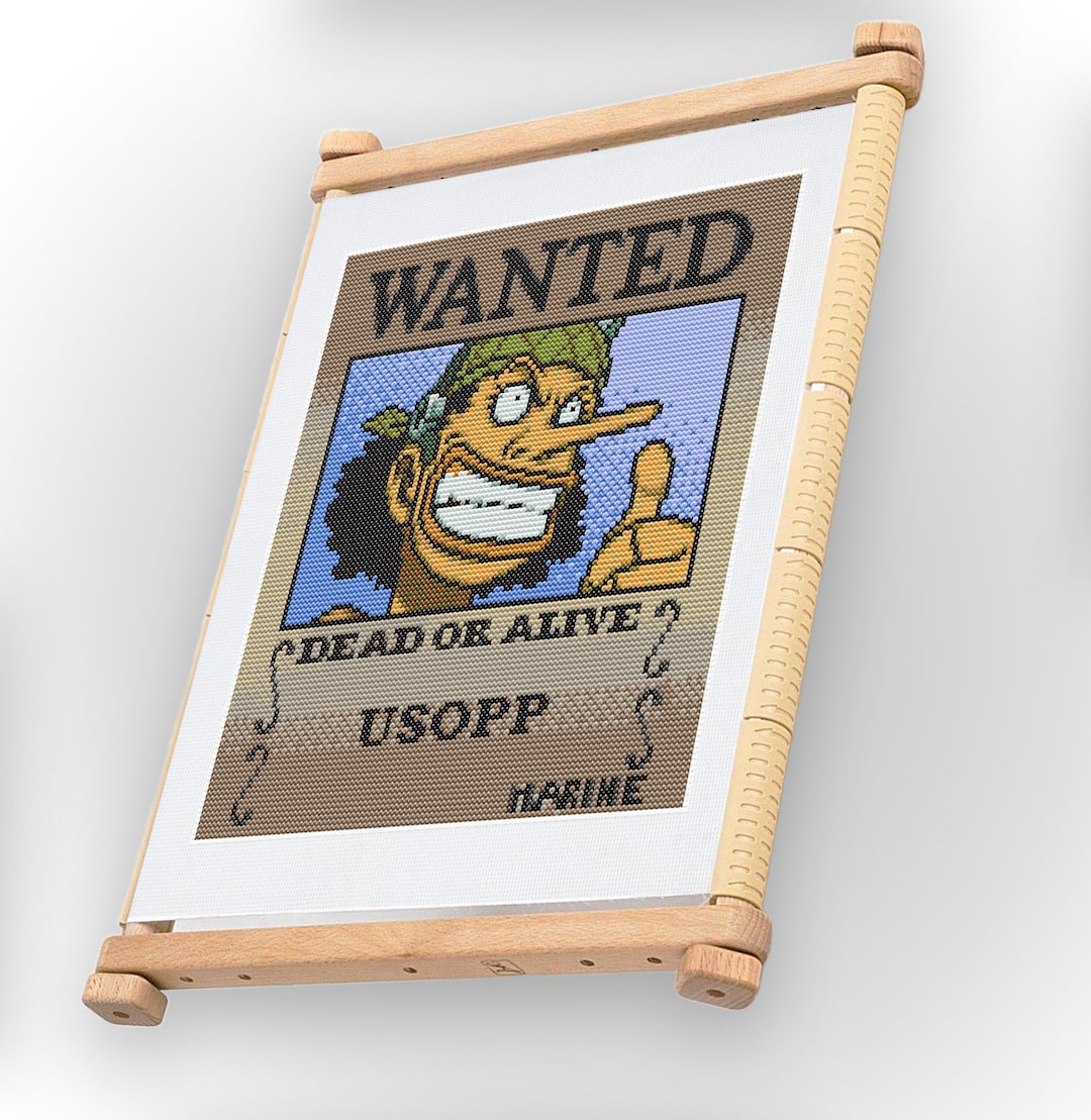 One Piece/ Usopp Cross Stitch Pattern - PDF - Etsy