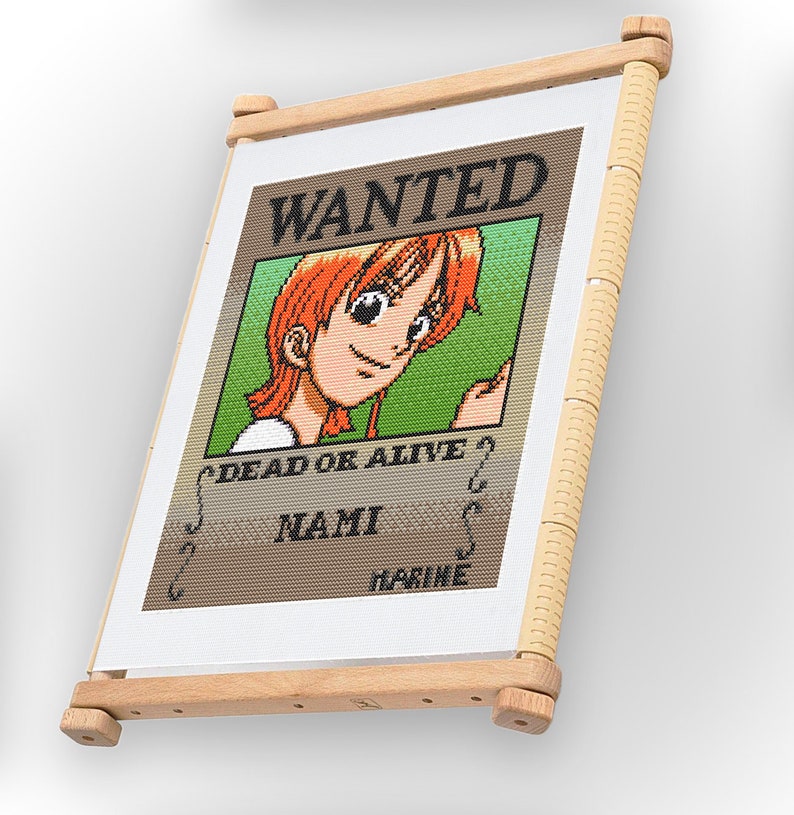 One Piece/ Nami Cross Stitch Pattern - PDF - Etsy