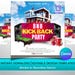 Kickback Party Flyer: DIY Canva Template (social Media Sized) - Etsy