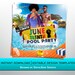 Juneteenth Pool Party Flyer, Editable Pool Party Flyer, Juneteenth Pool ...