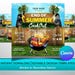 End of Summer Cookout Flyer / Summer Cookout Flyer / DIY Canva Editable ...