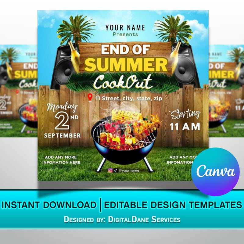 Summer Cookout - Etsy