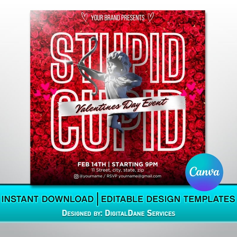 Valentine Template - Etsy