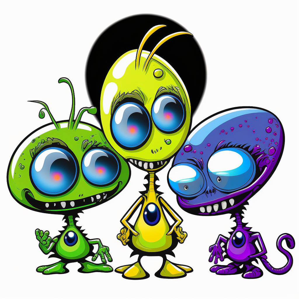 Cartoon Aliens For Kids