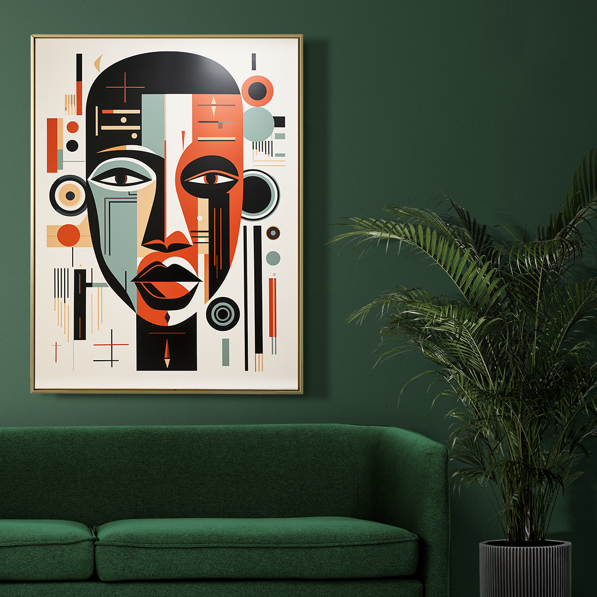 Cubist Style Art, Cubist African Man, Avant-garde Digital Download ...