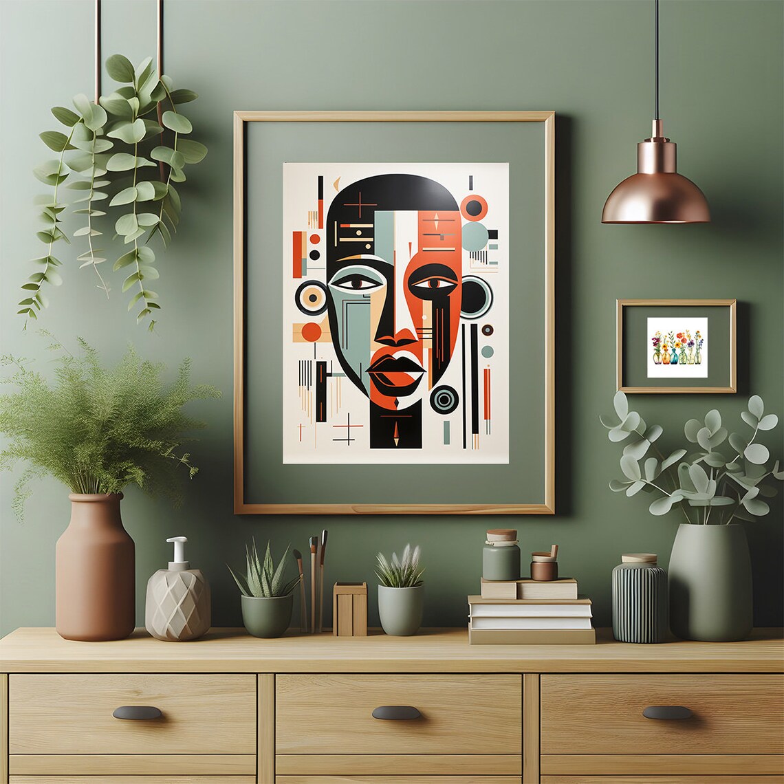 Cubist Style Art, Cubist African Man, Avant-garde Digital Download ...