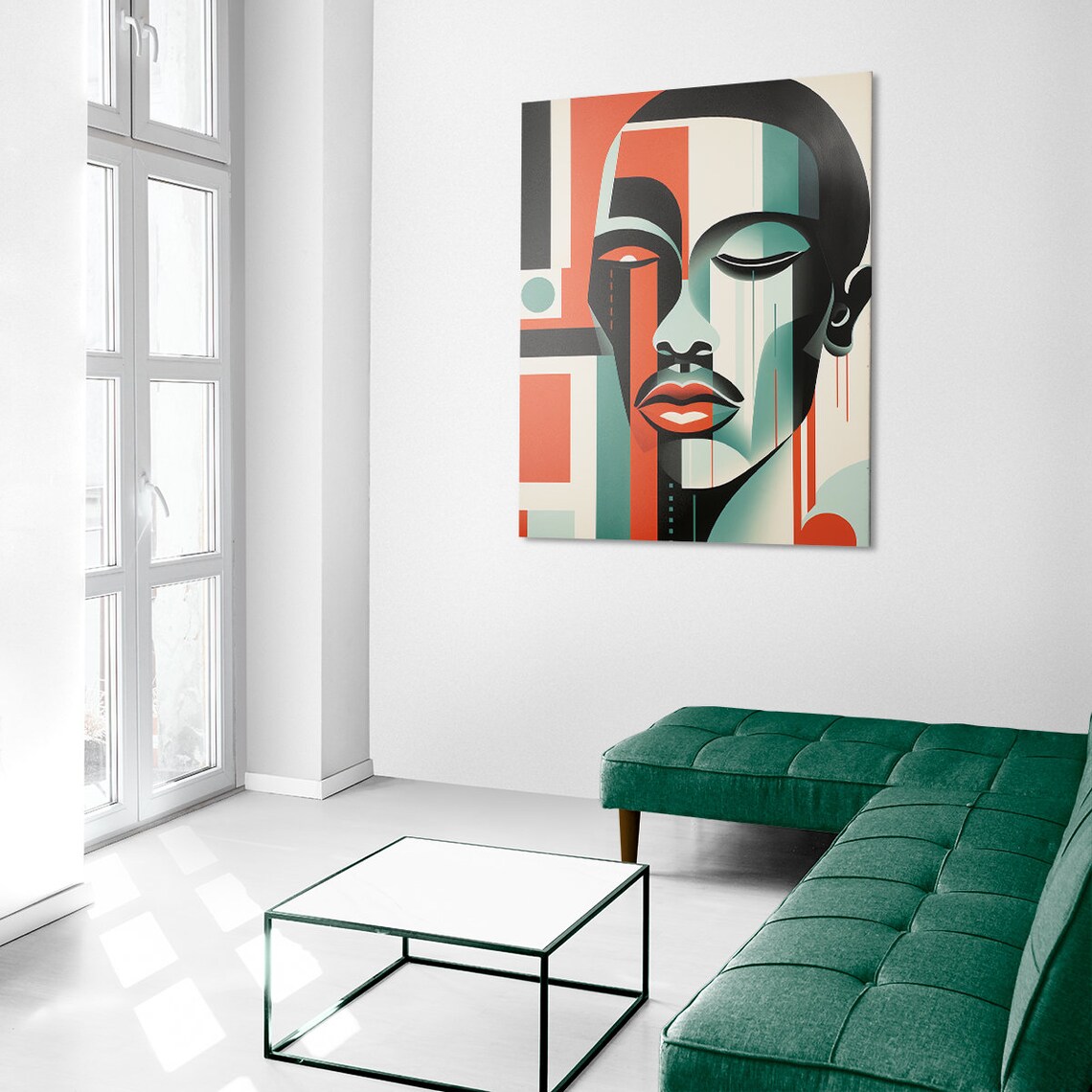 Cubist Style Art, Cubist Man, Avant-garde Digital Download, African ...