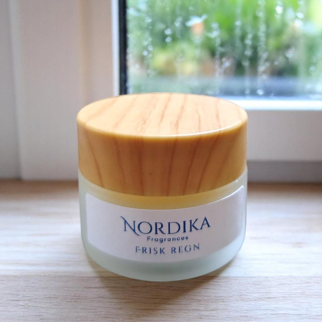 Frisk Regn - Fresh Rain - Solid Perfume Cologne .5 Ounce Glass Jar - Etsy