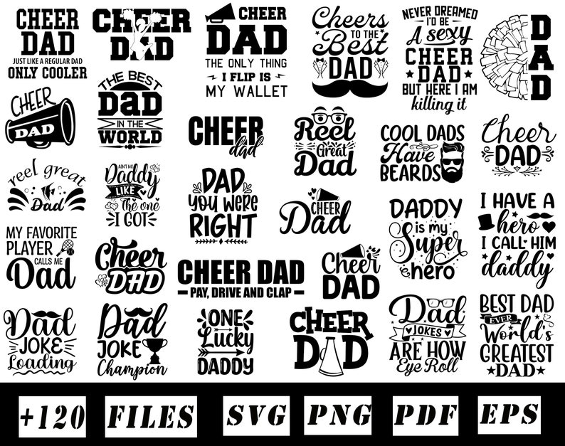 Cheer Dad Svg, Cheer Dad Png, Cheer Dad Shirt, Cheer Dad, Cheer Dad ...