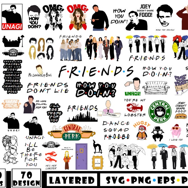 Friends Svg - Etsy