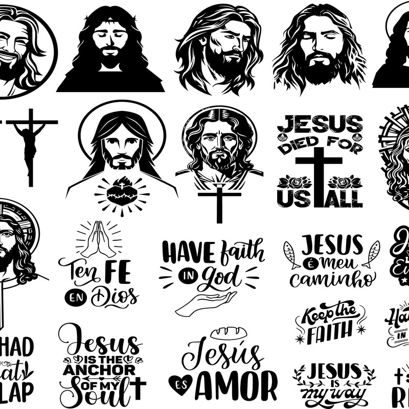 Jesus Svg - Etsy