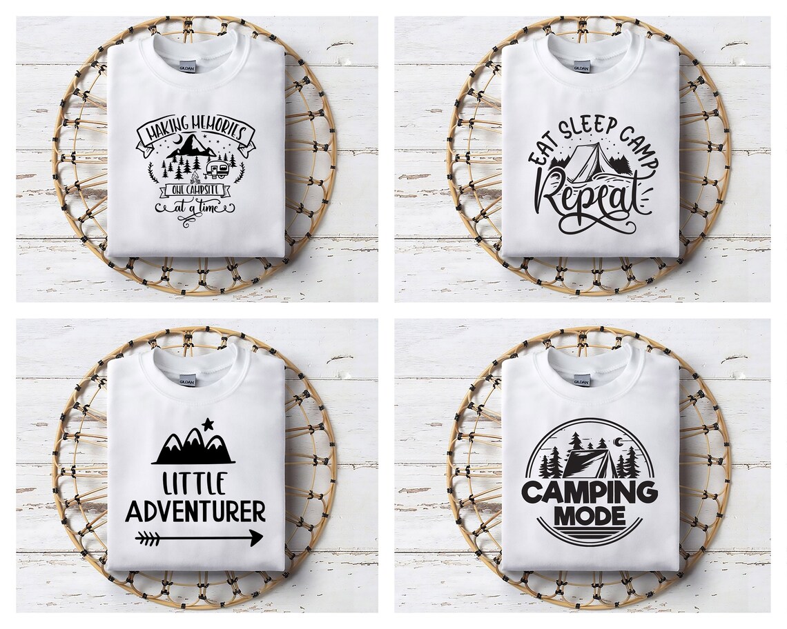Big Camping Bundle Svg, Camp Life Svg, Campfire Svg, Campground Svg ...