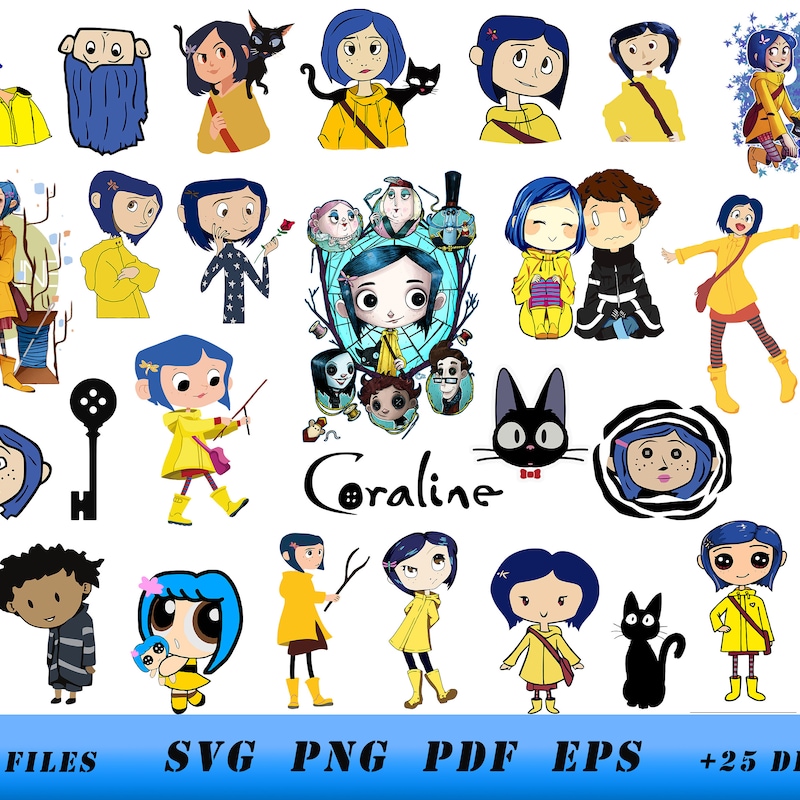 Coraline Clip Art Svg - Etsy