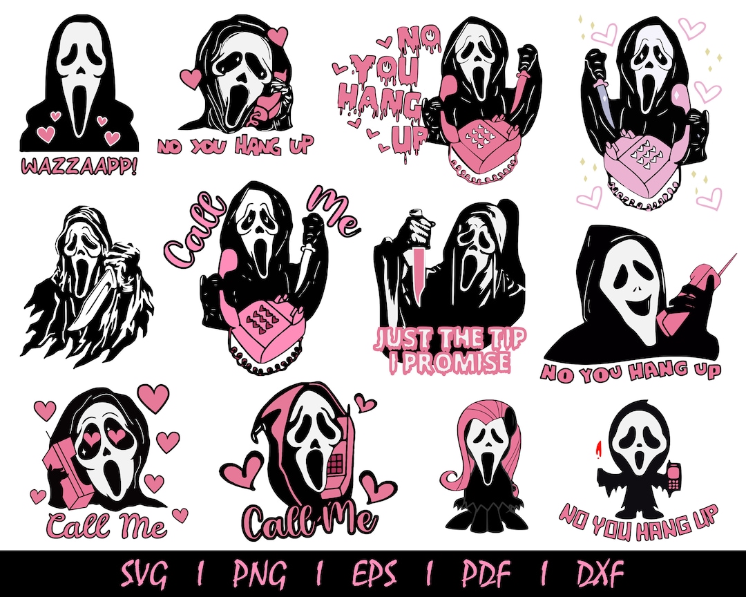 Scream SVG Bundle Halloween Svg Scream Ghost Face Svg Ghost - Etsy