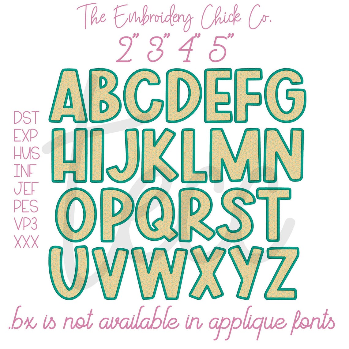 Thomas Quilted Satin Applique Font - Machine Embroidery Font File - Etsy