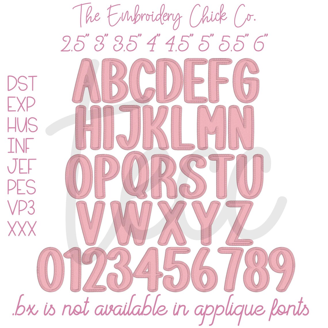 Pretty Grunge Satin Applique Font Machine Embroidery File - Etsy