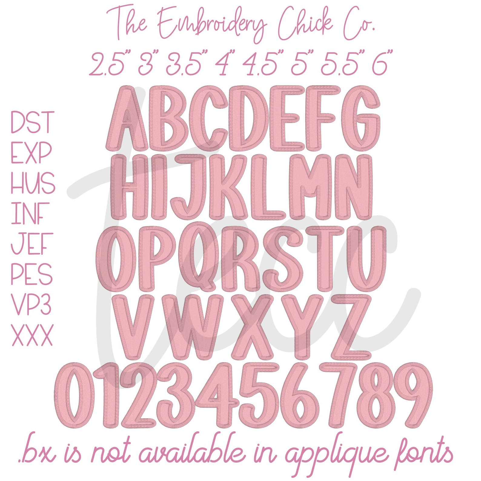 Pretty Grunge Satin Applique Font Machine Embroidery File - Etsy