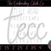 Little Bear Vintage Font .BX Machine Embroidery Font File Running ...