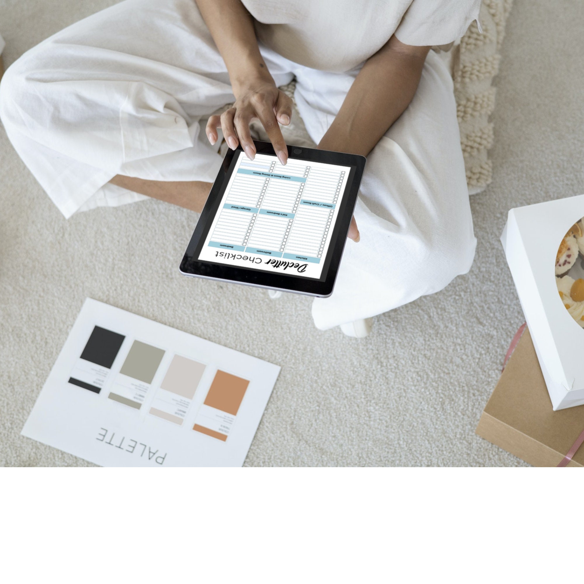 Minimalist Declutter Checklist Fillable PDF Printable - Etsy