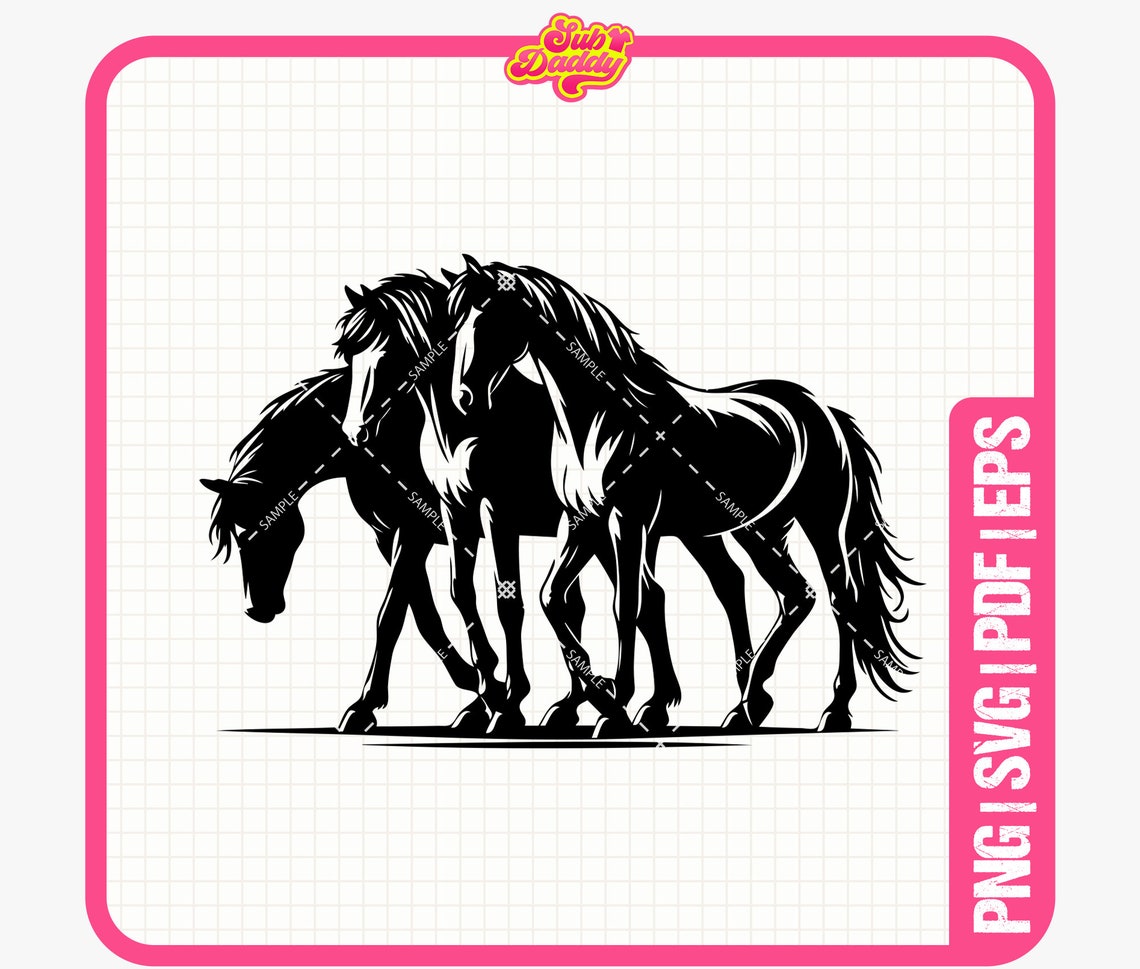 Horses SVG, Horse Svg, Farm Animals SVG, Farm Life Svg, Horse ...