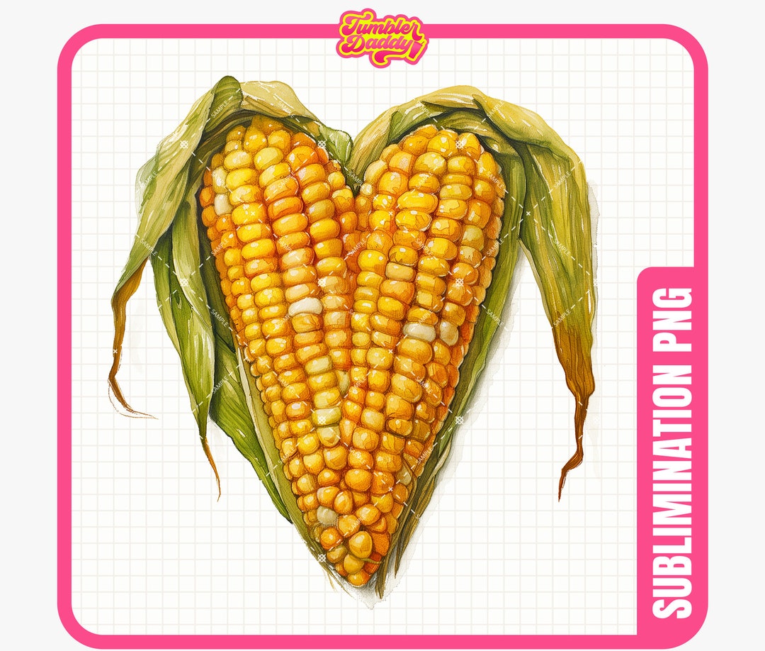 Corn Heart Love Clipart | Corn Valentines Clip Art | Valentine Clipart ...