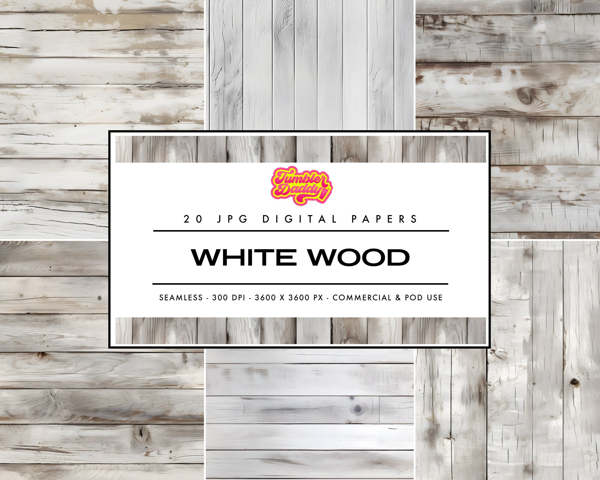 White Wood Texture Clipart Commercial Use Printable Digital - Etsy