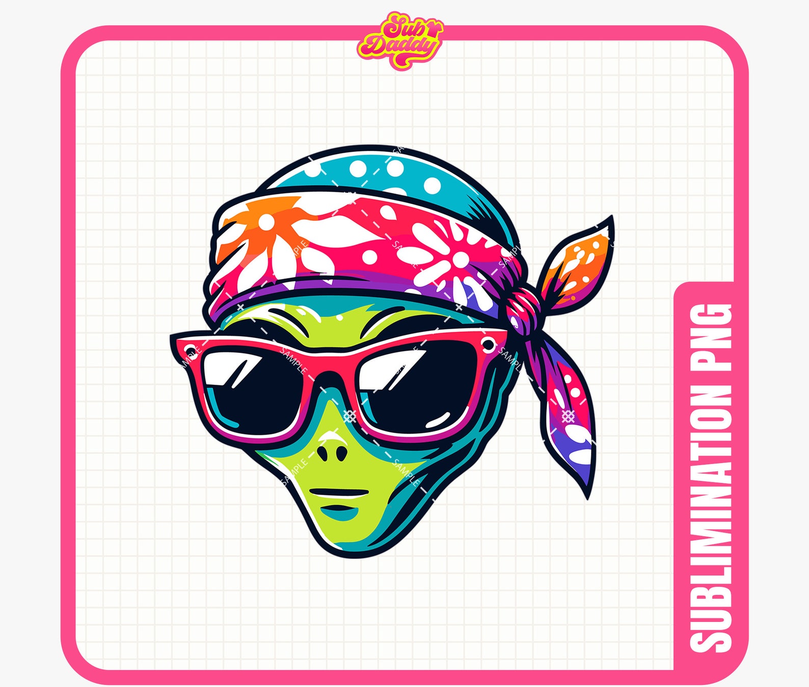 Spring Break Alien PNG | Spring Break Alien PNG Design | ET Clipart ...