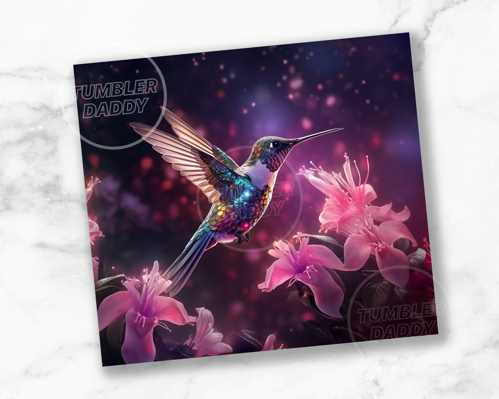 Hummingbird Tumbler Wrap Png Instant Digital Download - Etsy
