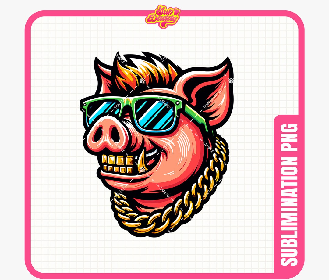 Summer Break Pig PNG | Spring Break Pig PNG Design | Festival Clipart ...