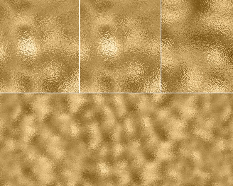 Seamless Gold Foil Textures Foil Print Digital Paper - Etsy