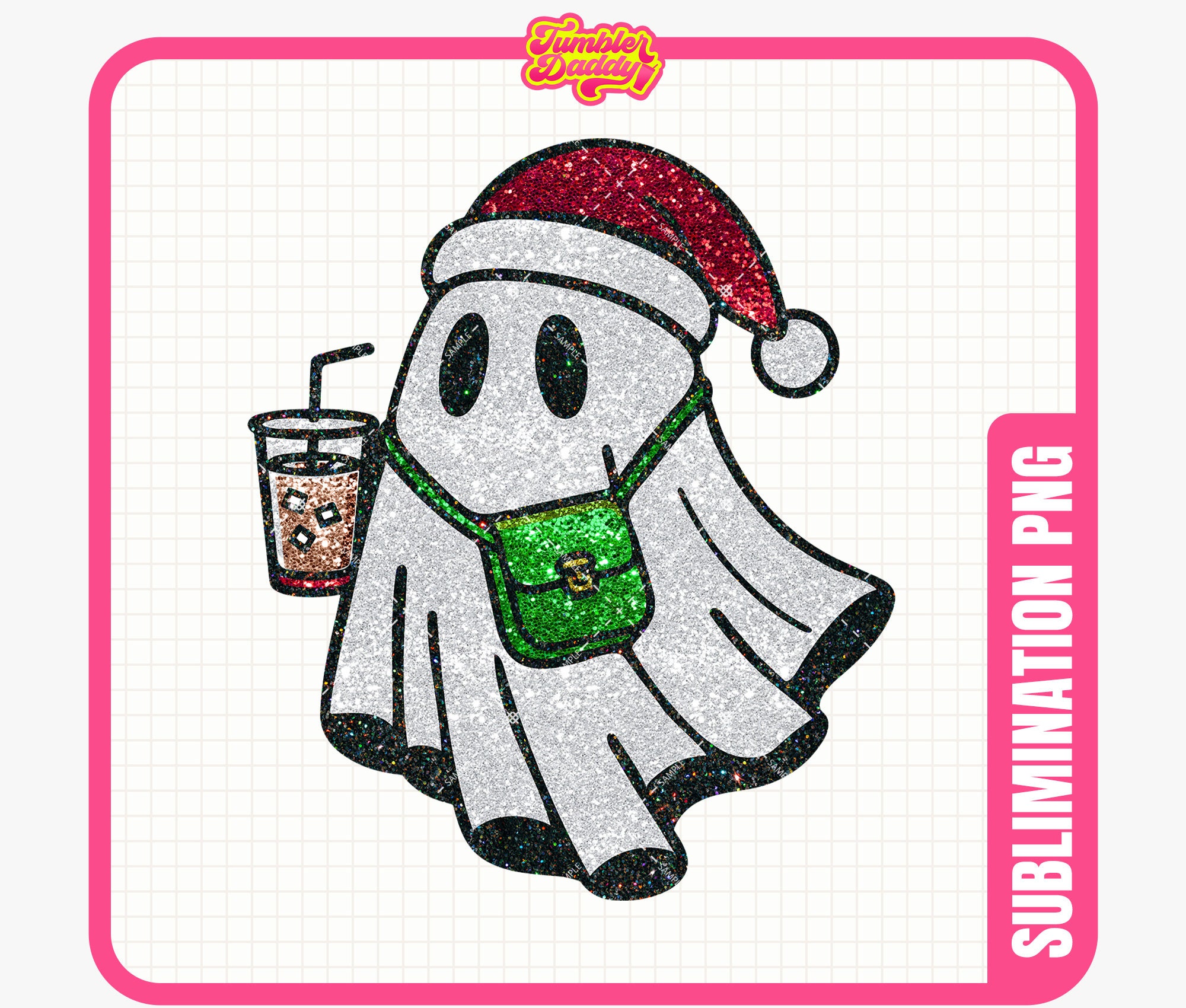 Ghost Santa, Christmas Spooky Png, Cute Christmas Ghost Png, Cute Ghost ...