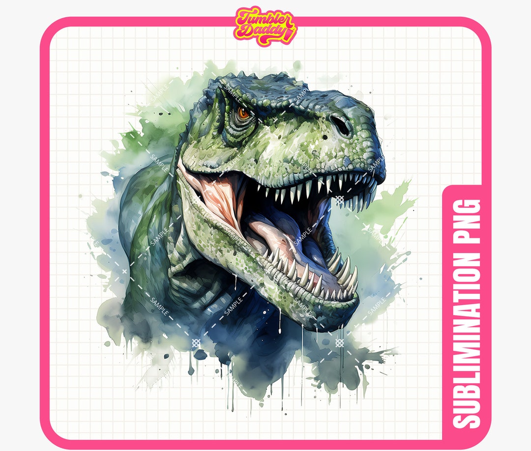 Watercolor Dinosaur Clipart, Dinosaur Birthday PNG, Boy Birthday ...